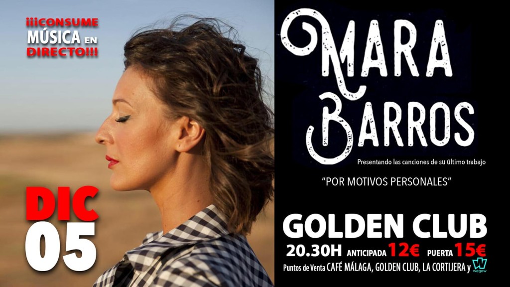 Próximos Eventos | Golden Club | Mara Barros | Soy Córdoba